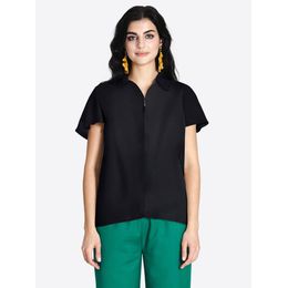 Jascha Stockholm Bluse 'Olive' Damen Größe S schwarz