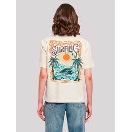 F 2 F2 Shirt 'Surfers Sunset Sommer Vibes' female Beige size XS