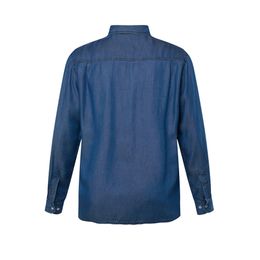 Men Plus Hemd Herren Gr&ouml;&szlig;e 4XL blue denim