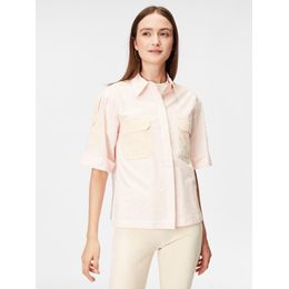 NU&Eacute; NOTES NU&Eacute; NOTES Bluse 'Finnegan' Damen Gr&ouml;&szlig;e L orange / rosa / wei&szlig;