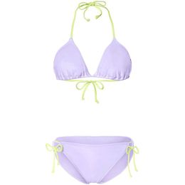 Chiemsee Bikini Damen Gr&ouml;&szlig;e XL limone / lila