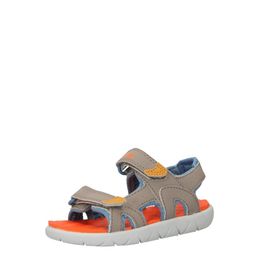 Timberland Sandale Jungen Gr&ouml;&szlig;e 22 hellblau / cognac / hellbraun / orange