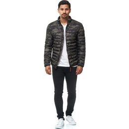 INDICODE JEANS Jacke 'Islington' Herren Gr&ouml;&szlig;e XXL khaki / oliv / tanne