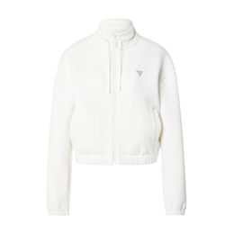 Guess Sportsweatjacke 'CECILIA' Damen Gr&ouml;&szlig;e M silber / naturwei&szlig;