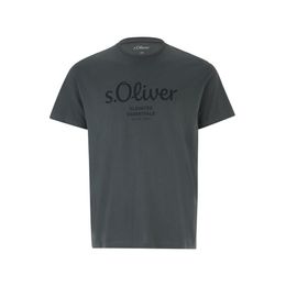 s.Oliver Men Big Sizes Shirt male Grey size 3XL