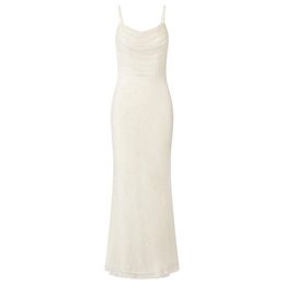 Apart Abendkleid Damen Größe 46 creme Winterkleid