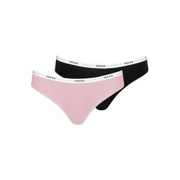 Nur Die Slip Damen Gr&ouml;&szlig;e L rosa / schwarz / wei&szlig;