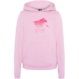 POLO SYLT Sweatshirt M&auml;dchen Gr&ouml;&szlig;e 134/140 rosa / dunkelpink