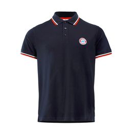 FC Bayern M&uuml;nchen FC BAYERN M&Uuml;NCHEN Poloshirt 'Essential' Herren Gr&ouml;&szlig;e XXL navy / blutrot / wei&szlig;