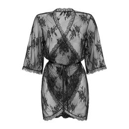 Lascana Wickel-Kimono Damen Größe S schwarz