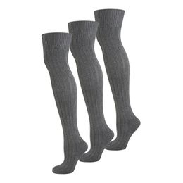 Nur Die Over the Knee Socks female Grey size 35-38