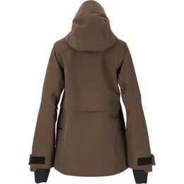 SOS Sportjacke 'Lipno' Damen Gr&ouml;&szlig;e M schoko / schwarz