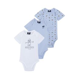 POLO SYLT Body Jungen Gr&ouml;&szlig;e 86/92 hellblau / mischfarben / wei&szlig;