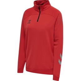 Hummel Trainingsjacke Damen Gr&ouml;&szlig;e M grau / rot / schwarz