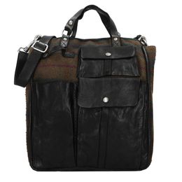 Campomaggi Shopper 'Tokyo' Damen Größe One Size dunkelbraun / dunkelgrün / dunkelrot / schwarz