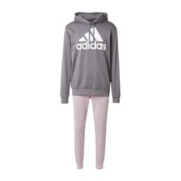 adidas Sportswear Trainingsanzug Herren Gr&ouml;&szlig;e S dunkelgrau / ros&eacute; / wei&szlig;