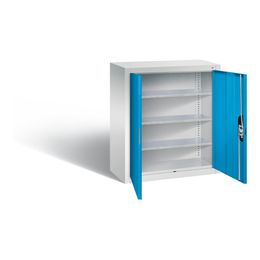 C+P Werkzeugschrank wandhängend Acurado, 830x700x300mm, 7035/5012 ; C + P Möbelsysteme (134013-22|S10221)