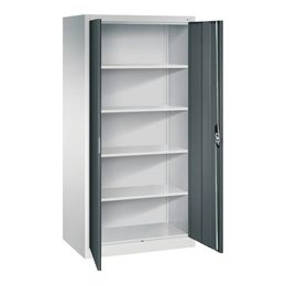 C+P Büroschrank Acurado, 1950x930x600mm, 7035/7016 ; C + P Möbelsysteme (9290-000|S10695)