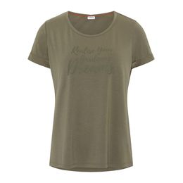 Gardena T-Shirt Damen Größe S oliv / dunkelgrün