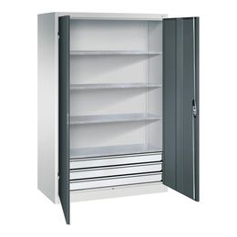 C+P Werkzeugschrank mit Schubladen Acurado, 1950x1200x600mm, 7035/7016 ; C + P Möbelsysteme (8932-503|S10461)