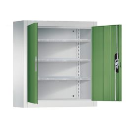 C+P Werkzeugschrank wandhängend Acurado, 830x700x300mm, 7035/6011 ; C + P Möbelsysteme (134013-22|S10223)