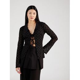 Oval Square Bluse 'Fierce' Damen Größe S schwarz