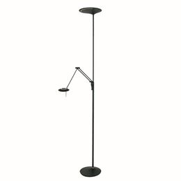 Steinhauer Zodiac Deckenfluter LED Schwarz, 2-flammig