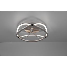 Trio Leuchten Charivari Deckenleuchte LED Nickel-Matt, 1-flammig