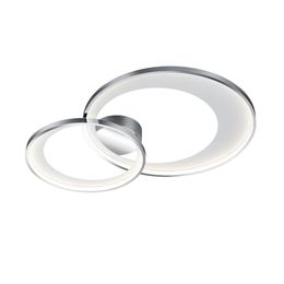 Trio Leuchten GRANADA Deckenleuchte LED Chrom, 1-flammig