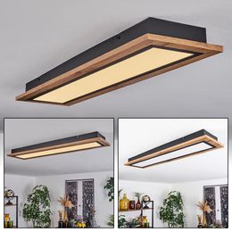hofstein Salmi Deckenleuchte LED Holzoptik, 1-flammig