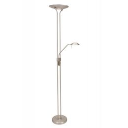 Steinhauer Mexlite Deckenfluter LED Edelstahl, 1-flammig