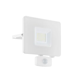 Eglo Leuchten Eglo FAEDO Aussenwandleuchte LED Weiß, 1-flammig, Bewegungsmelder