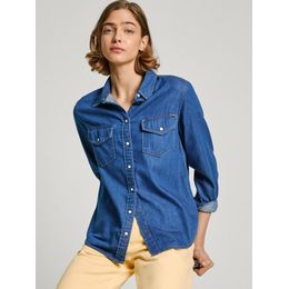 Pepe Jeans Bluse Damen Größe S blau