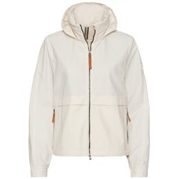 Camel Active Leichte Jacke mit verstaubarer Kapuze Damen Gr&ouml;&szlig;e M perlwei&szlig;