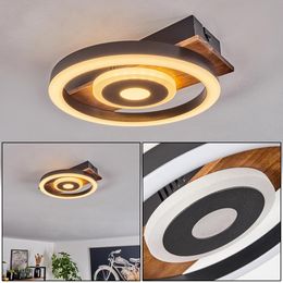 hofstein Taboneira Deckenleuchte LED Schwarz, 1-flammig
