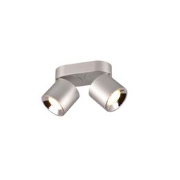 Trio GUAYANA Deckenleuchte Nickel-Matt, 2-flammig