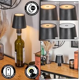 hofstein Salgadinho Tischleuchte LED Schwarz, 1-flammig