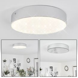 hofstein Mentque Deckenleuchte LED Silber, 1-flammig