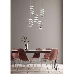 REALITY LAOLA Pendelleuchte LED Chrom, 5-flammig