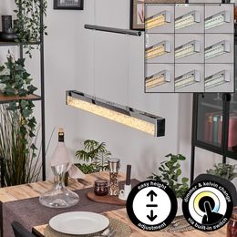 hofstein Ortan Pendelleuchte LED Silber, 4-flammig