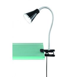 REALITY ARRAS Klemmleuchte LED Schwarz, 1-flammig