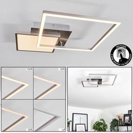 hofstein Wimmarp Deckenleuchte LED Chrom, Nickel-Matt, 1-flammig