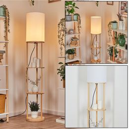 hofstein Hamaa Stehleuchte 26 cm Naturfarben, 1-flammig