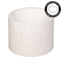 hofstein Stoffschirm Bassagoda Lampenschirm 40 cm beige
