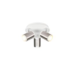 Trio Gillan Deckenspot Nickel-Matt, 3-flammig
