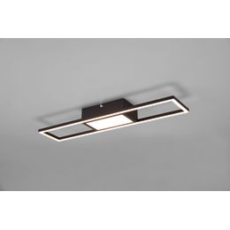 REALITY Rigido Deckenleuchte LED Schwarz, 1-flammig, Fernbedienung