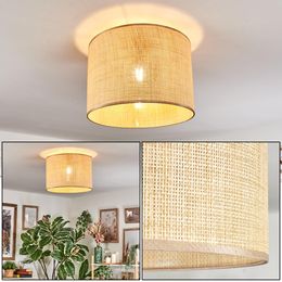 hofstein Sabadim Deckenleuchte 40 cm beige, Naturfarben, 1-flammig