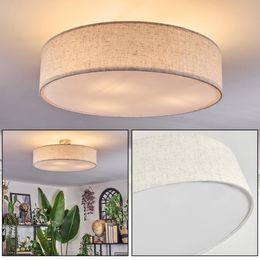 hofstein Foggia Deckenleuchte 50 cm Nickel-Matt, 3-flammig