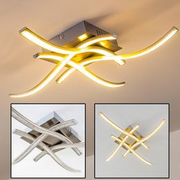 hofstein Kelowna Deckenleuchte LED Nickel-Matt, 1-flammig