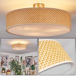 hofstein Foggia Deckenleuchte 50 cm Nickel-Matt, 3-flammig